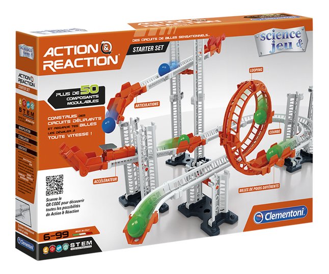 Clementoni Science & Jeu Action & Réaction - Starter Set Pas Cher à ...
