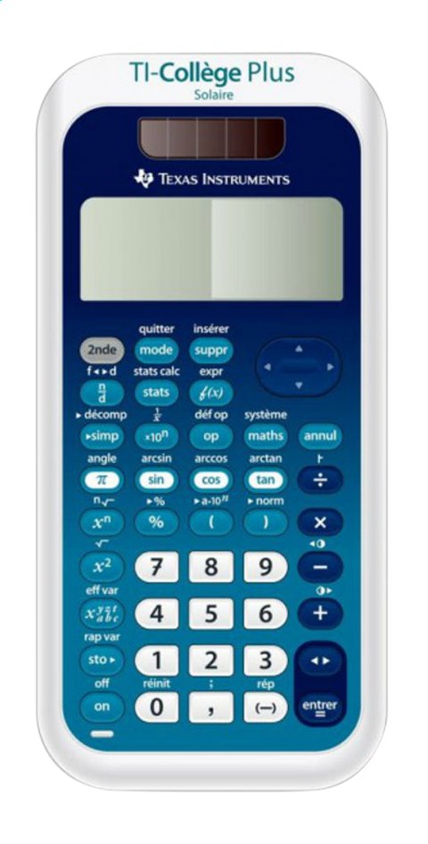 Ti College Plus Manuel | Texas Instruments TI-Collège Plus – PYJPXH
